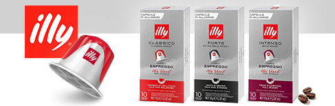Capsule Illy Compatibili Nespresso Cialde Caffè Alluminio